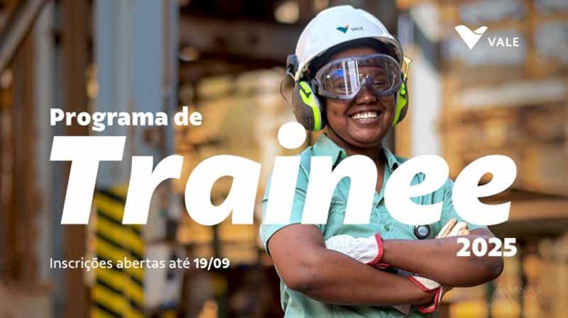 Vale abre inscrições para Programa de Trainee 2025 - Minas em Dia